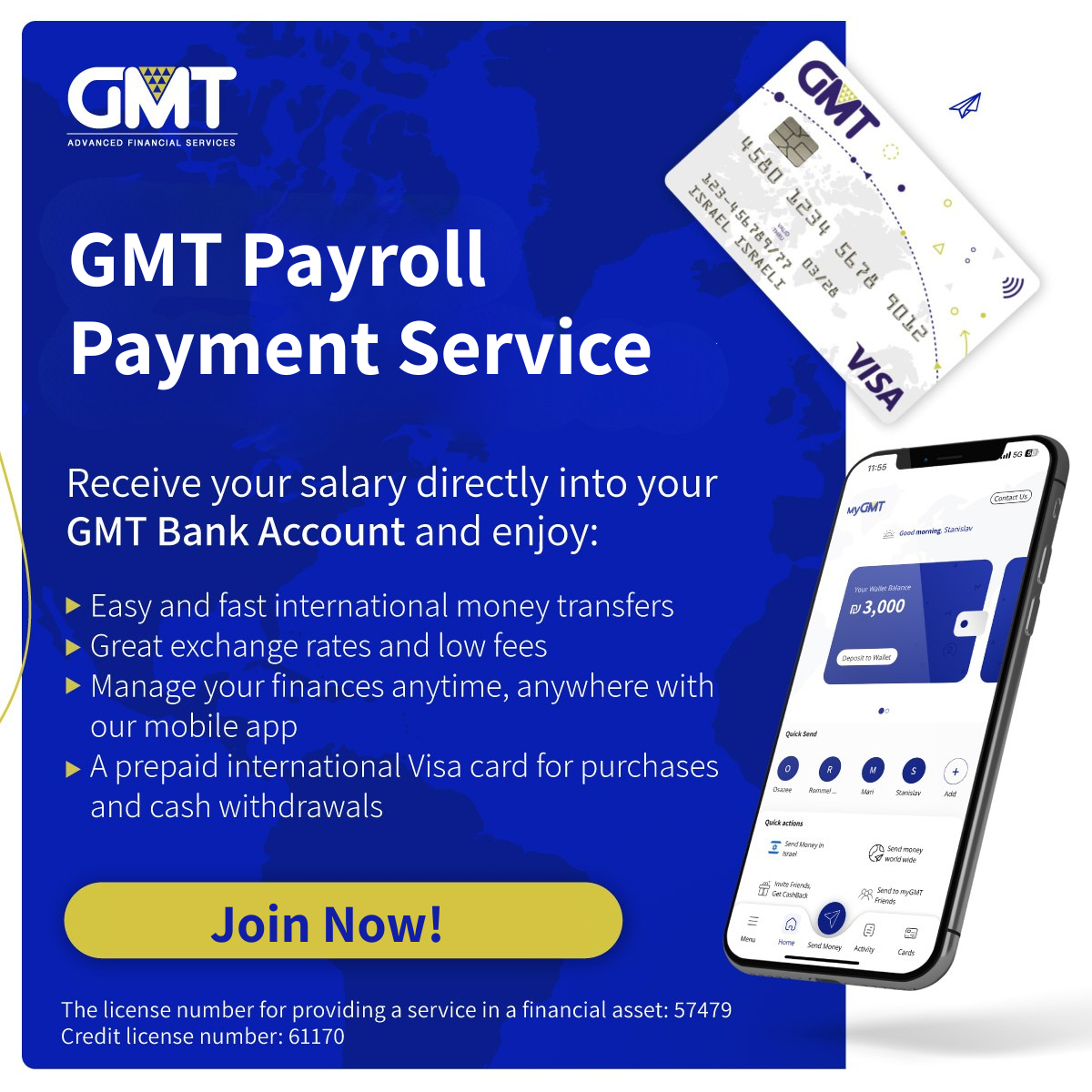 GMT | Salary Payment Services For Employees | GMT - Global Money Transfers
